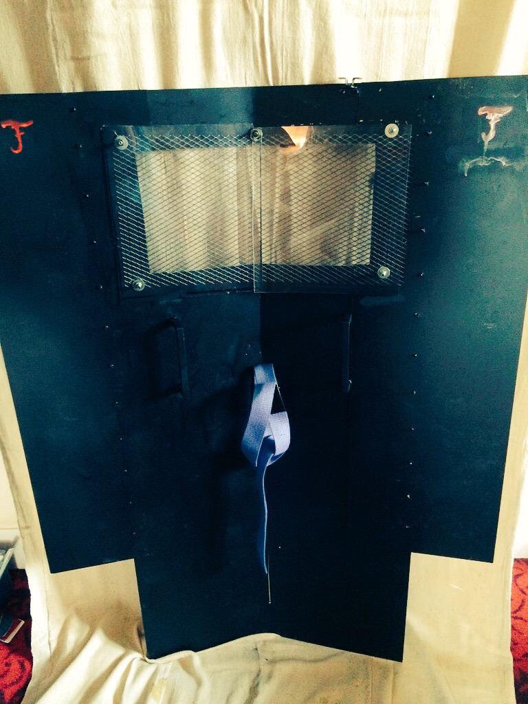 Homemade Airsoft Riot Shield