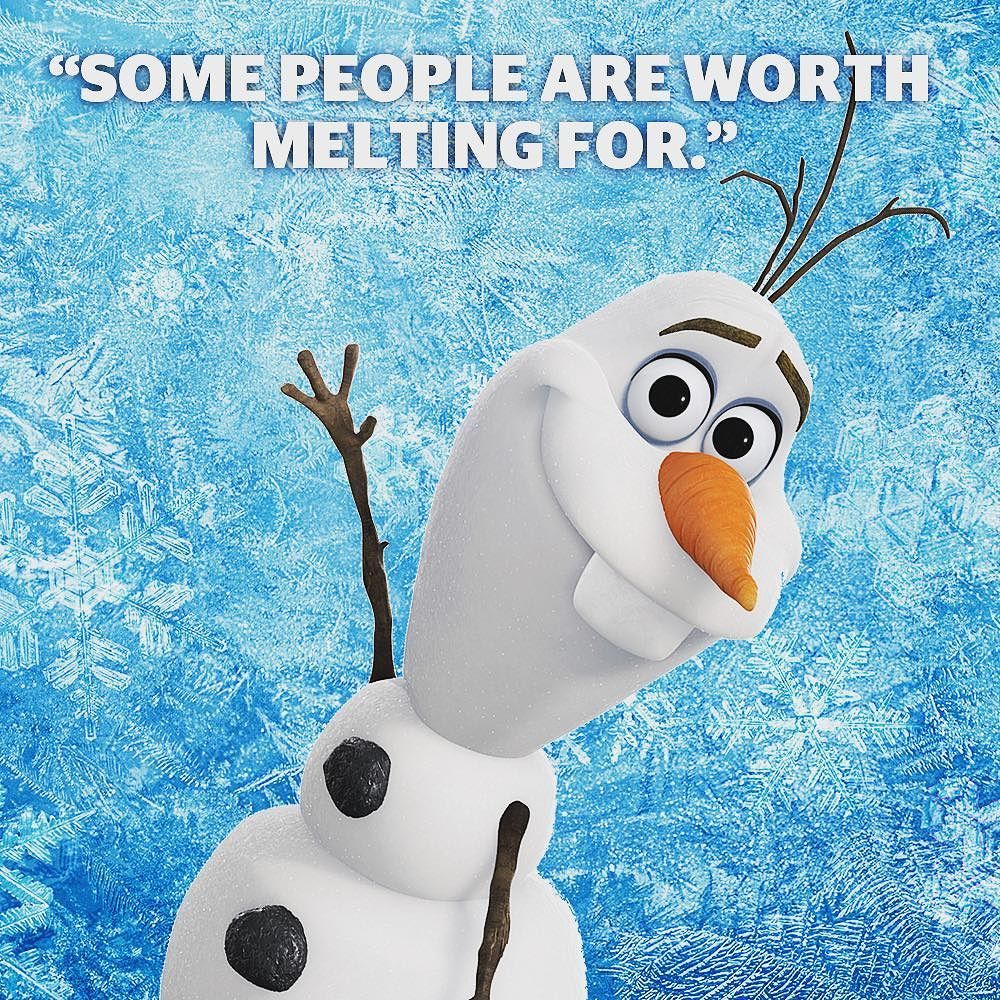 Frozen Olaf Melting