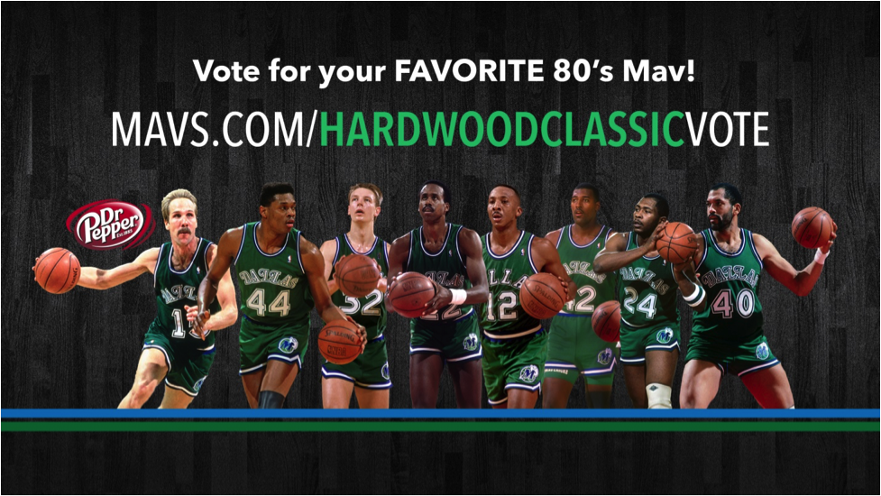 Win 2 Mavs tix & a @DrPepper Hardwood Classic Jersey! Vote 4 your ...