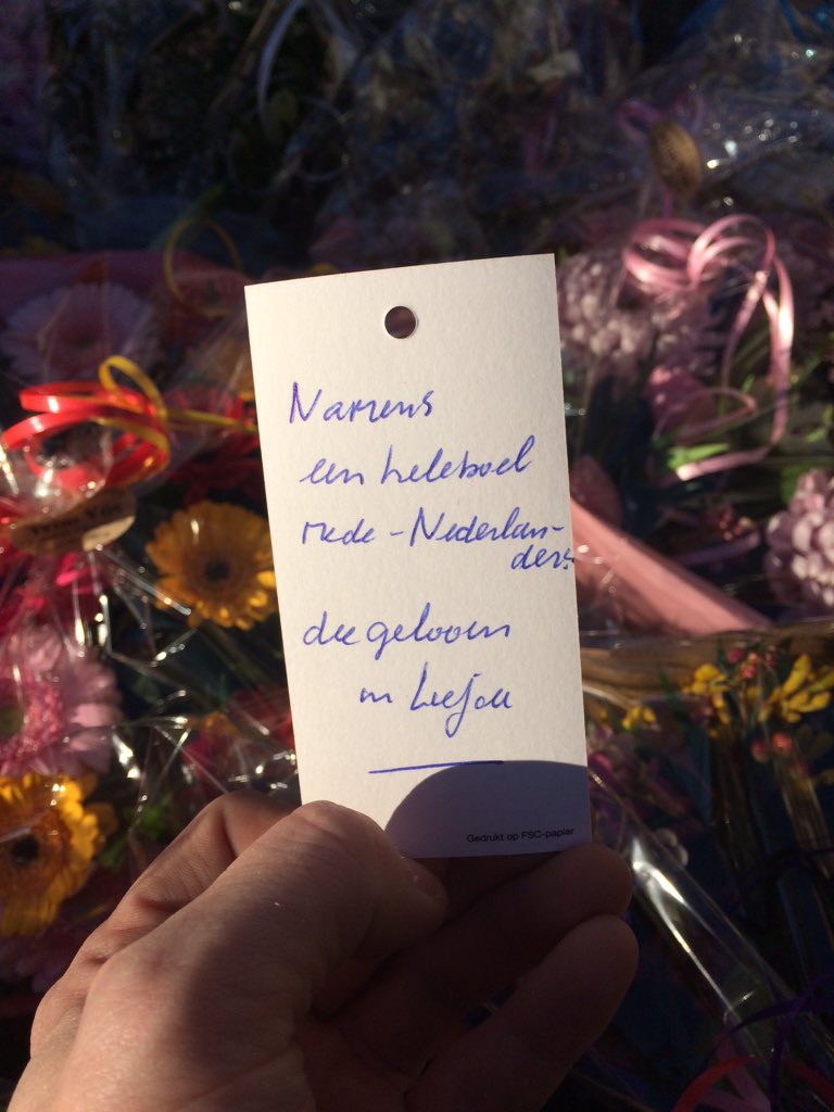 Now flowers instead of racist violence for Syrian refugee in the ...