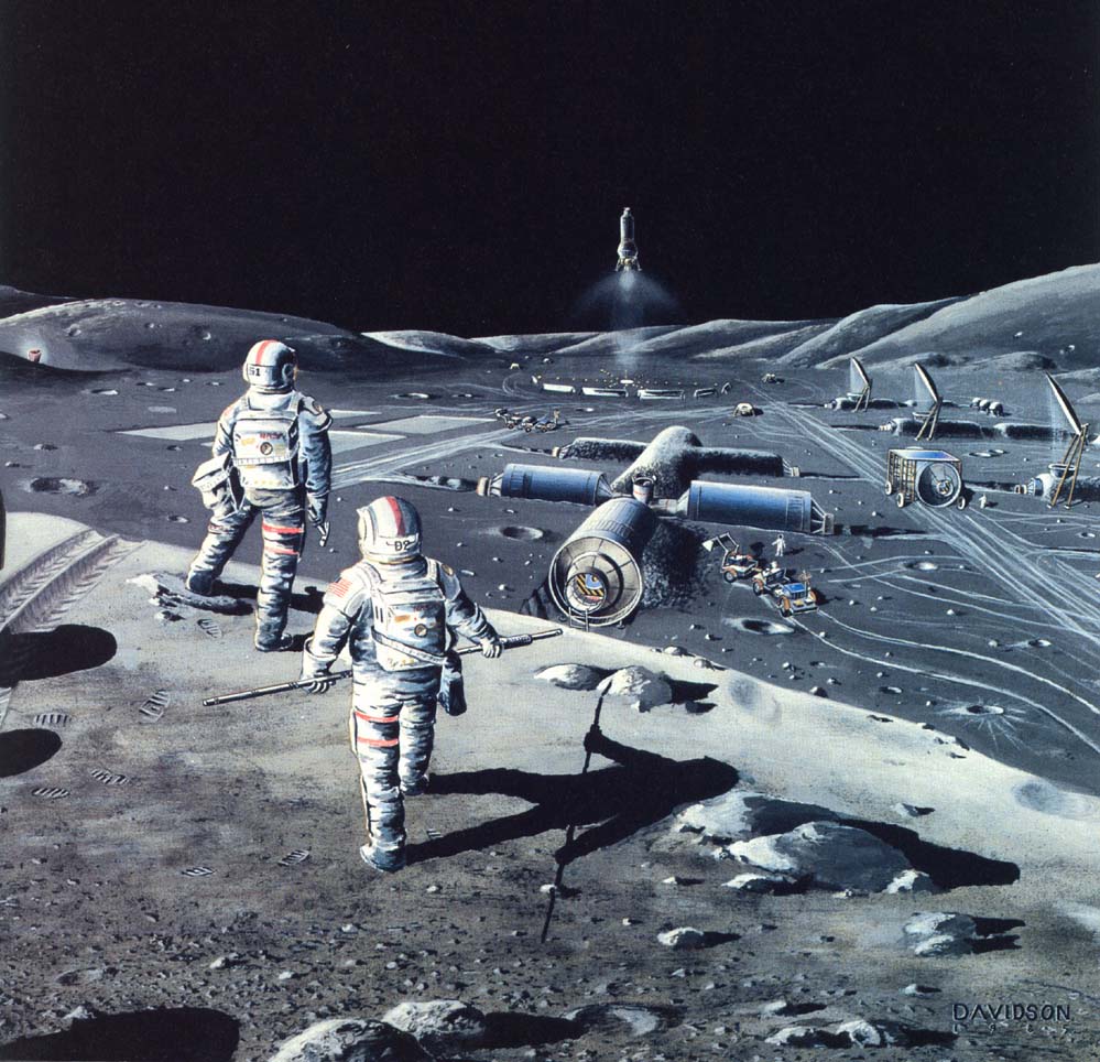 Moon Base Concept Art