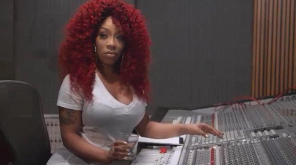 K Michelle Red Curly Hair