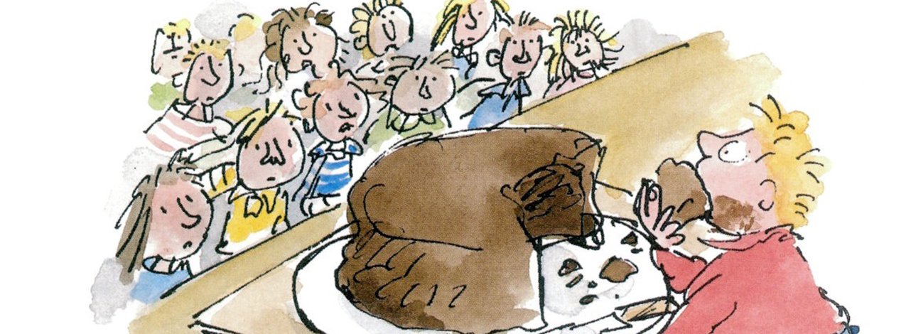 Matilda Book Illustrations Cake