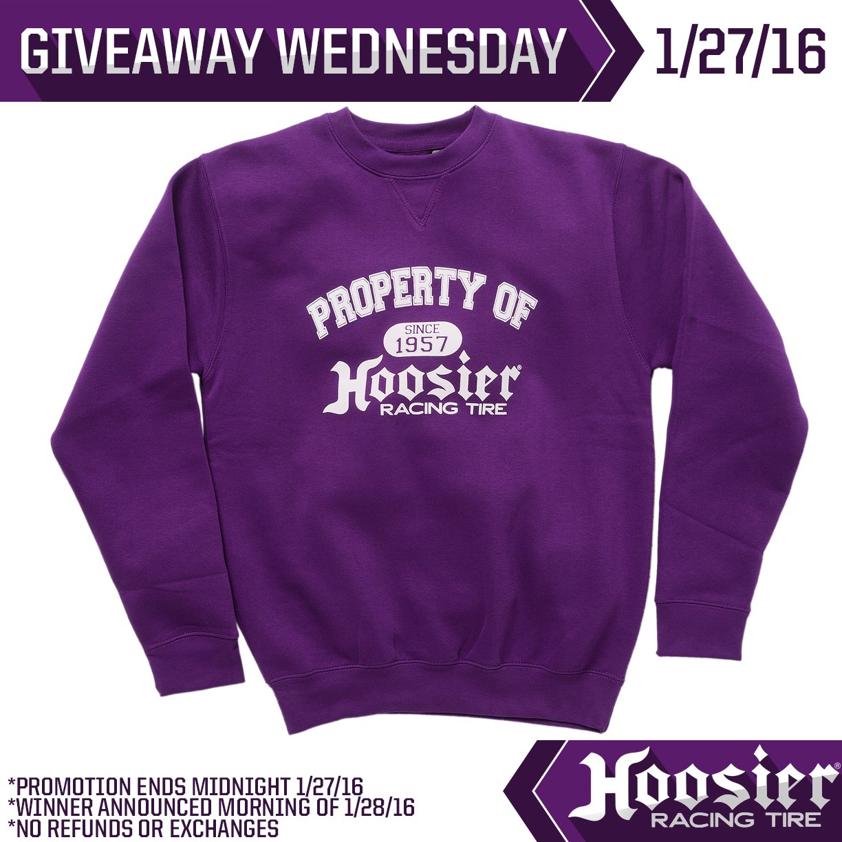 Hoosier Racing Tire On Twitter Giveaway Wednesday 12716 Follow And Retweet To Be Entered
