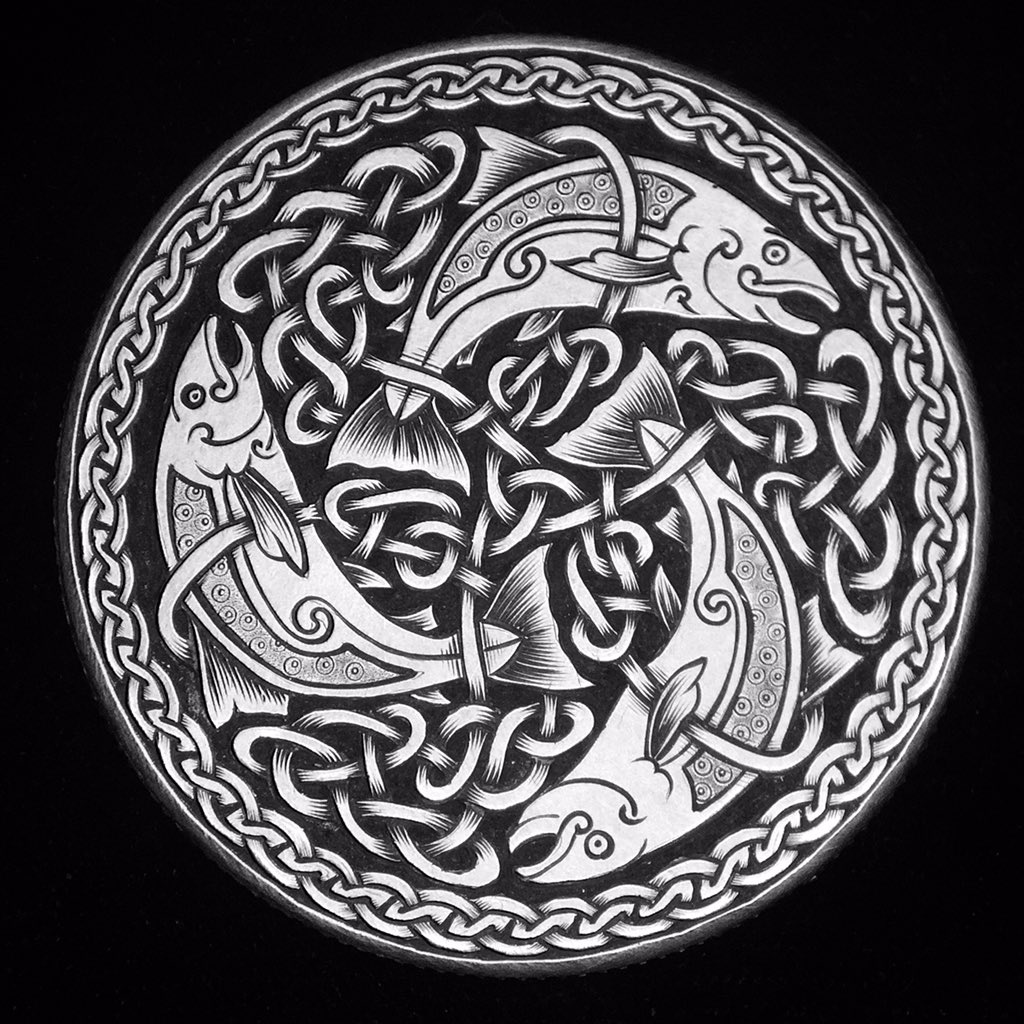 Celtic Salmon Symbol