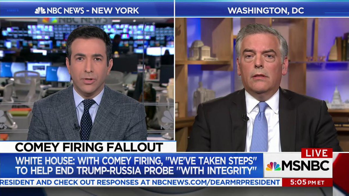Matthew Axelrod, former deputy to Sally Yates, on the Comey firing: “I ...