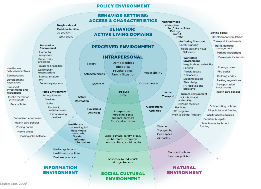 Social Ecological Model Individual Levels