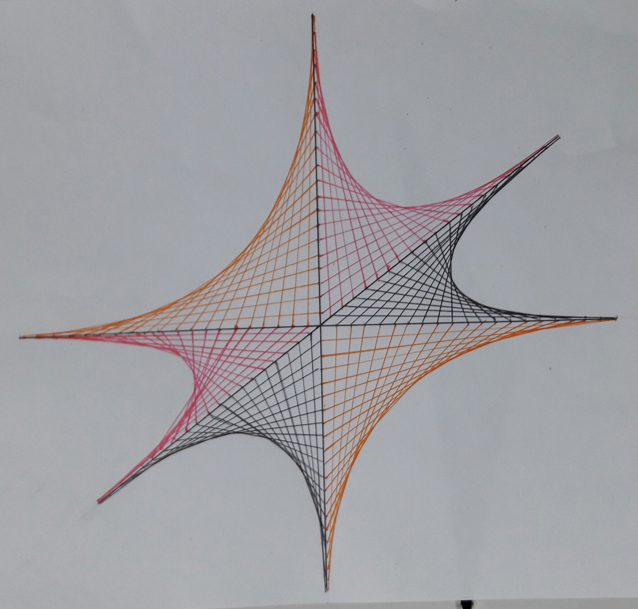 Curve With Straight Lines Designs