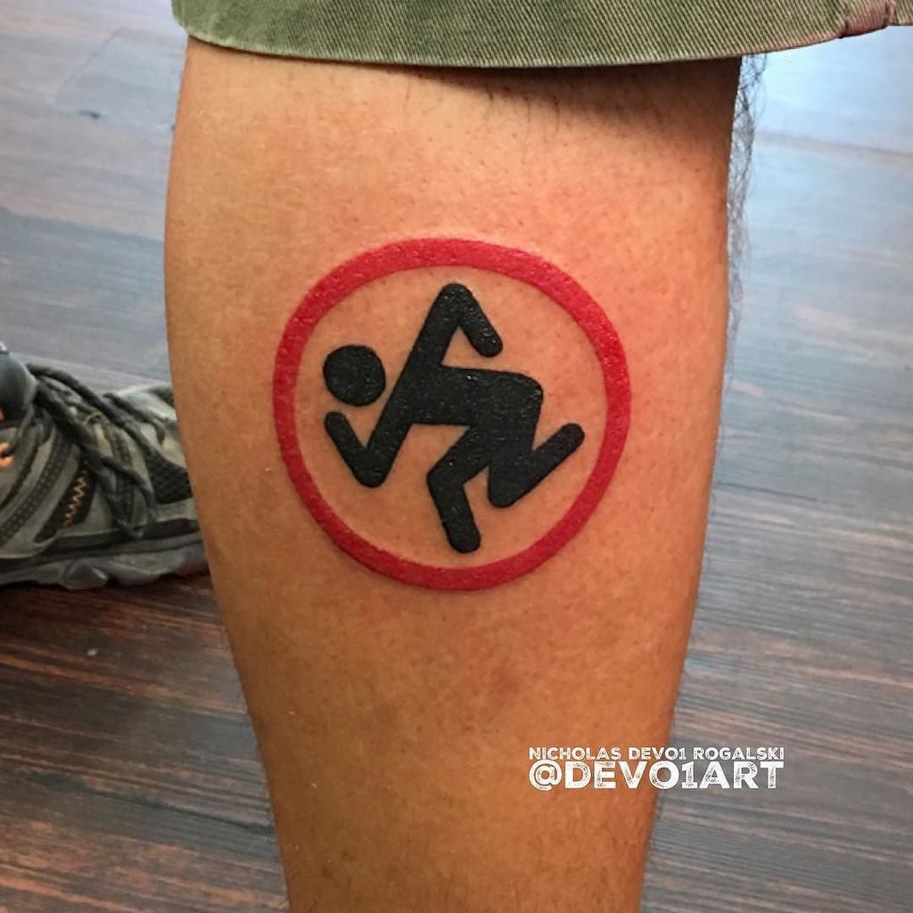 Destroid Logo Tattoo