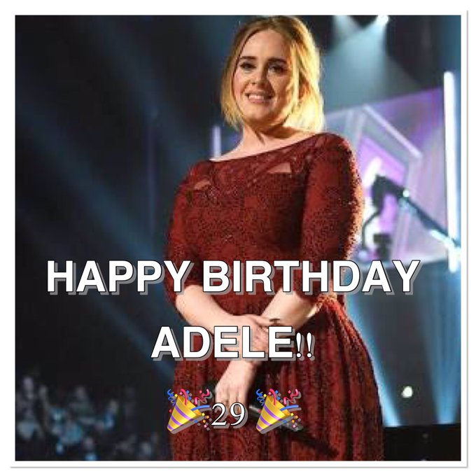 Adele's Birthday Celebration | HappyBday.to