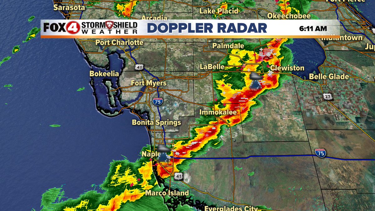 Showers and storms still tracking through SWFL. Here's a look at the ...
