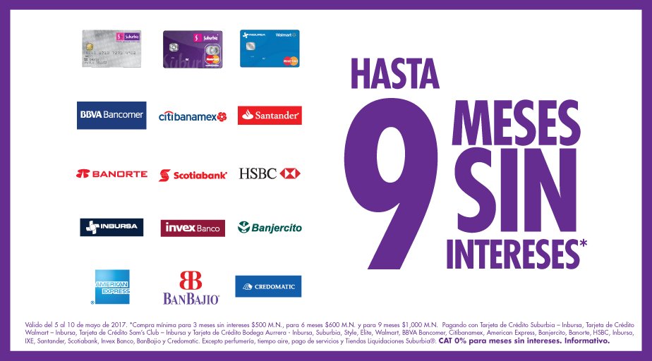 Compra hoy y paga a 9 meses sin intereses. consulta tarjetas ...