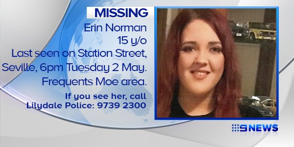 MISSING: Erin Norman was last seen in Seville wearing a grey jumper and ...