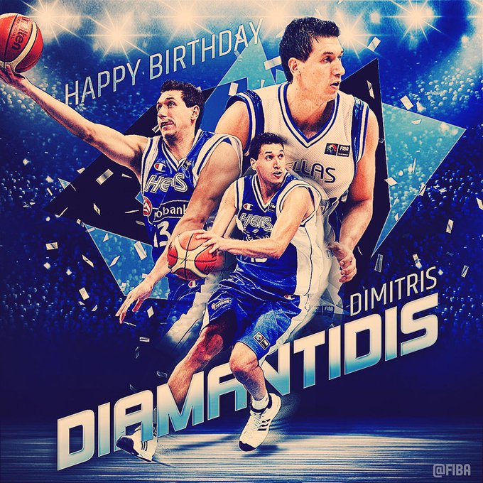 Dimitris Diamantidis's Birthday Celebration | HappyBday.to