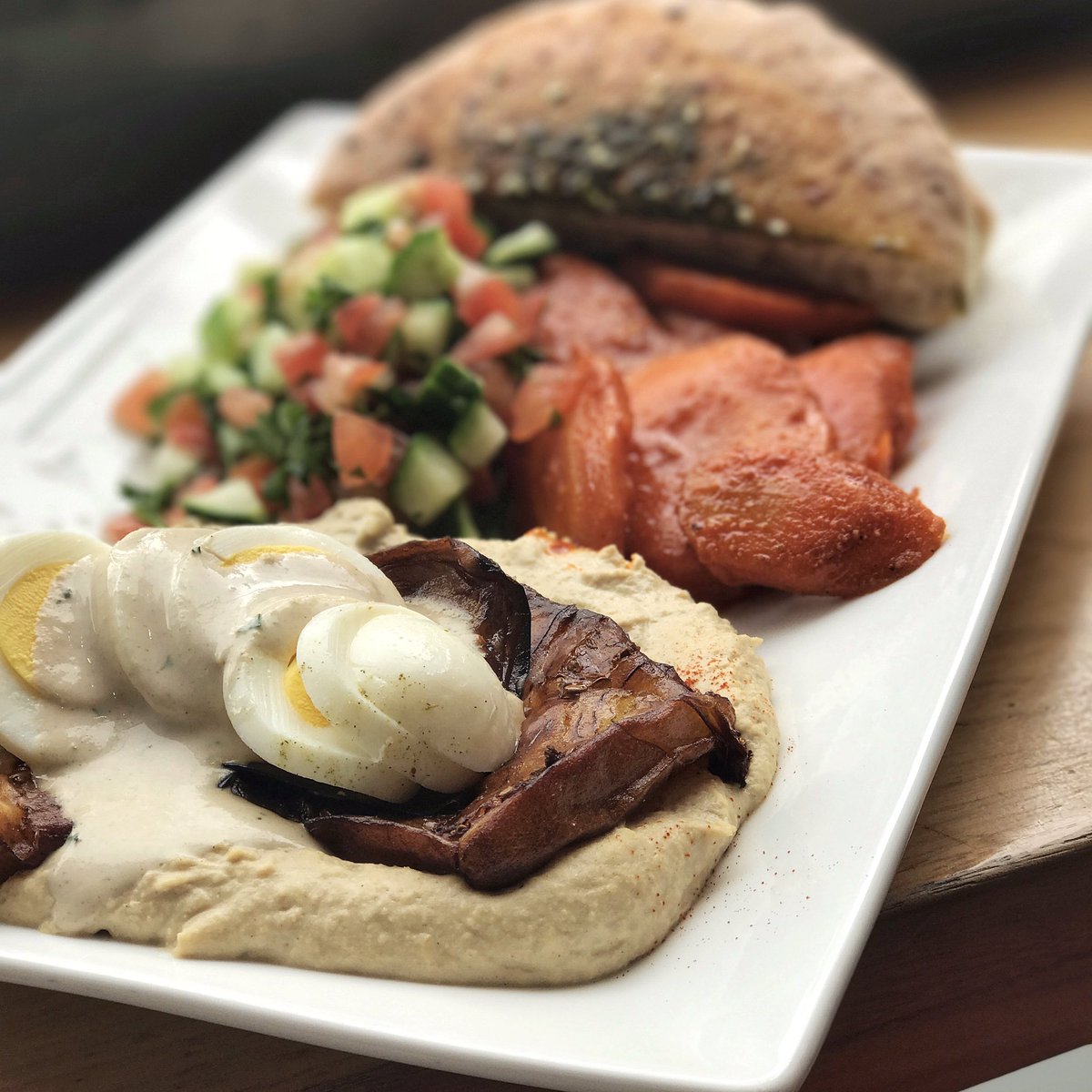 Saturday 's are for sabich platters, a satisfying option forvegetarians ...