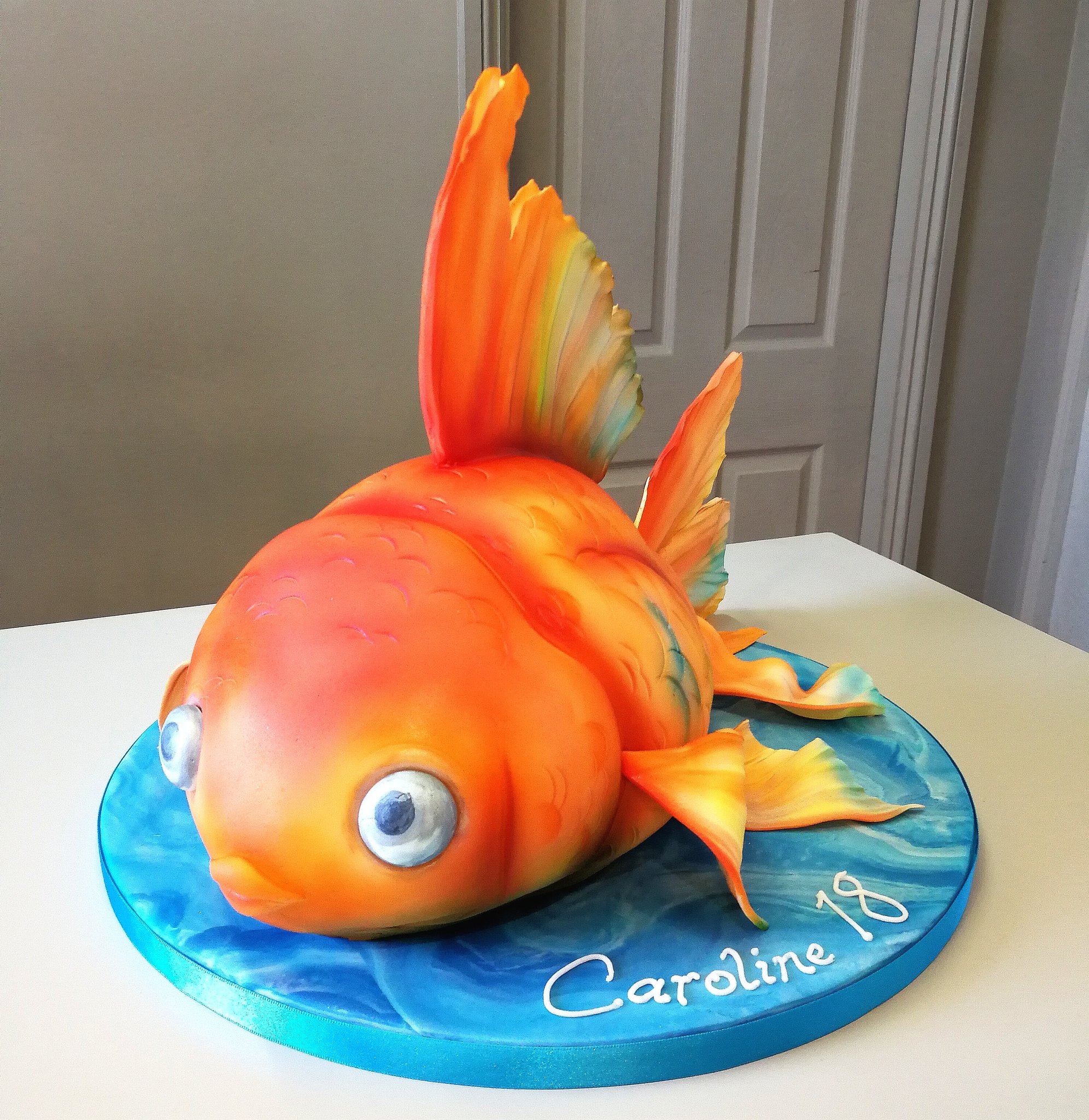 Goldfish Birthday Cake