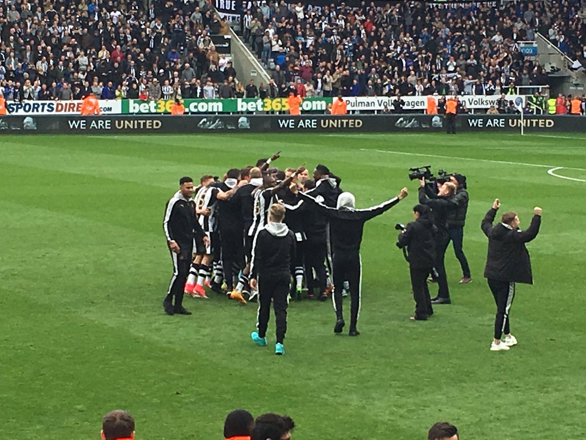 Some of the scenes at St James' Park as NUFC win the league - all the ...