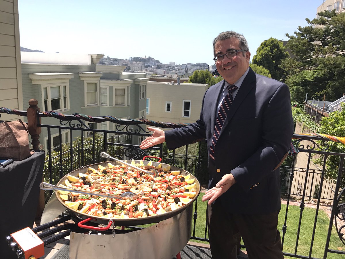 At the family party where paella is being served. | Sal Castaneda ...