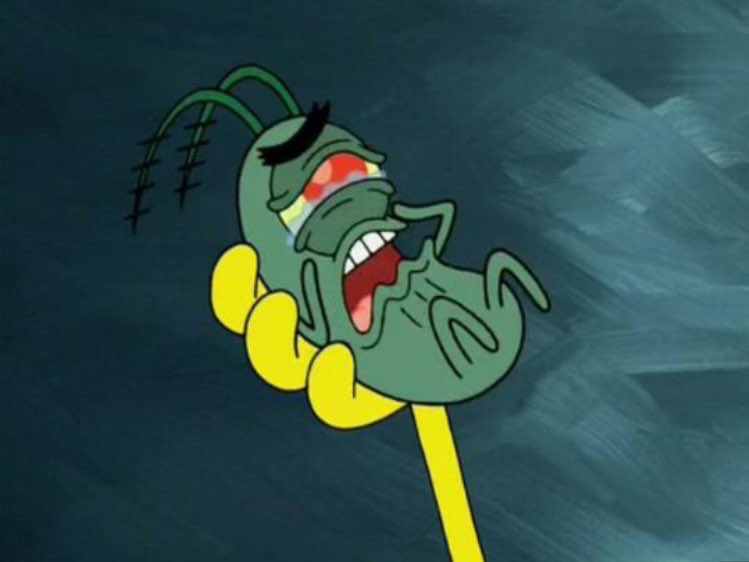 Plankton Spongebob Crying