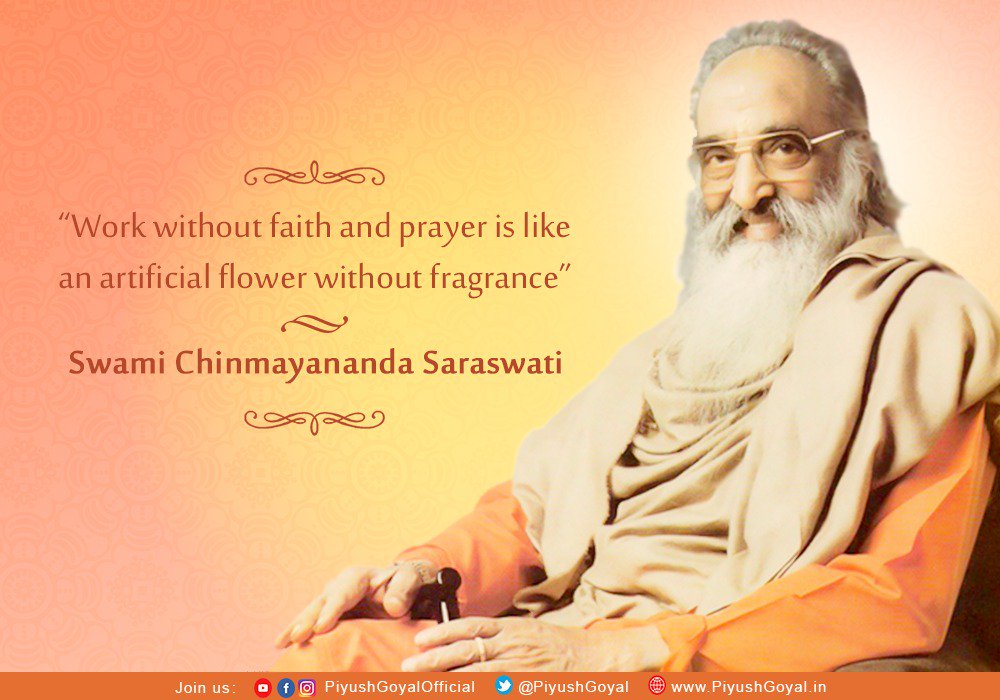 Chinmayananda Saraswati Quotes MyTrading Technique: Fear...