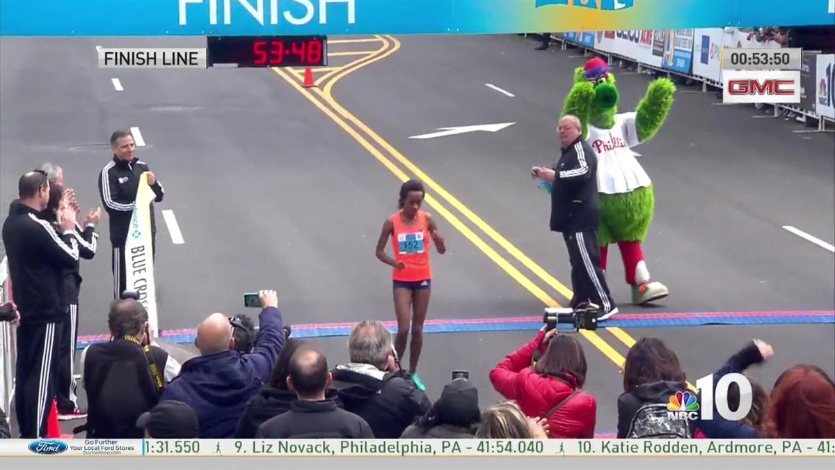 First Women’s Runner Crosses the Finish Line http://bit.ly/2qRwteG # ...