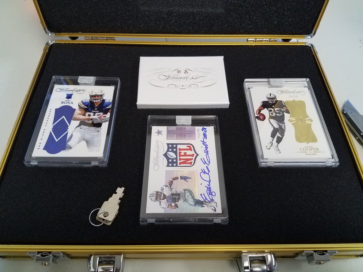 Just pulled the Elliott NFL Shield auto from Flawless - Blowout Cards ...
