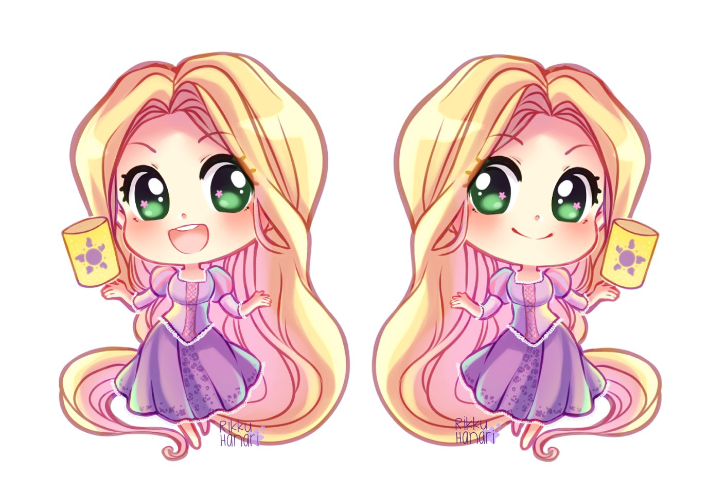Principessa Disney Chibi Rapunzel