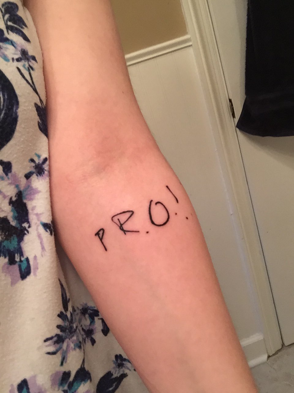 Optimistic Symbol Tattoo