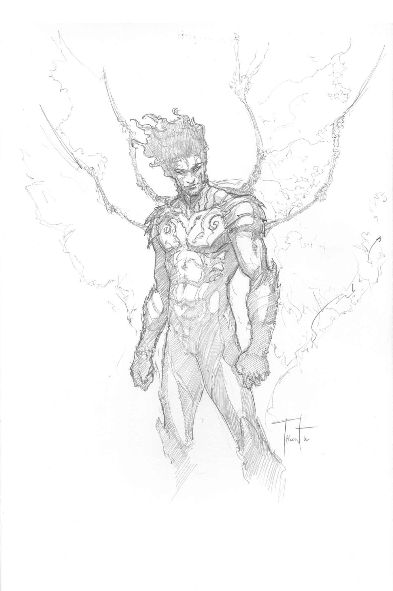 Archangel X Men Drawing