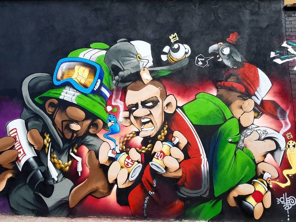 Gangster Graffiti Art
