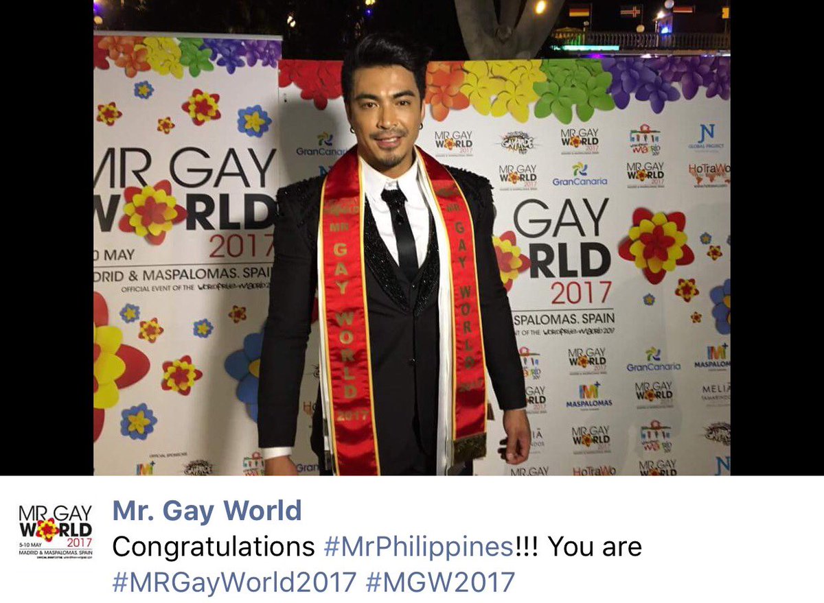 John Raspado Philippines GayWorld held Spain John grand winner Pogay ...