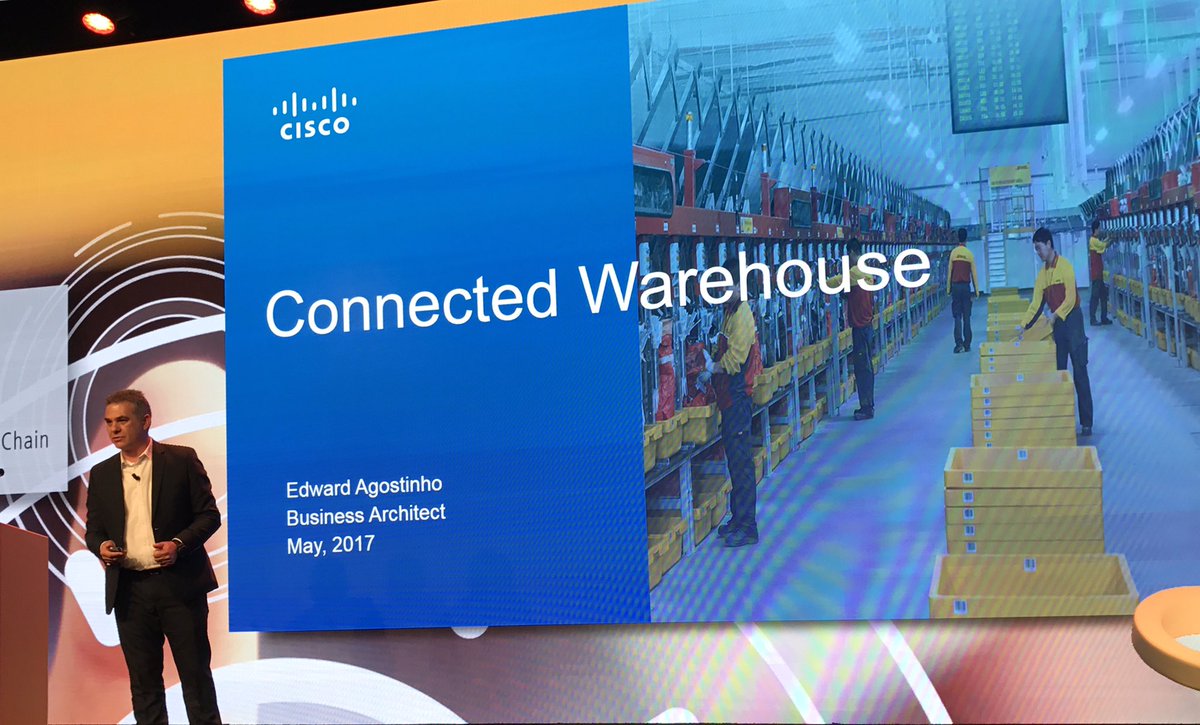 The IoT at work in logistics - the Connected Warehouse by DHL, Cisco ...