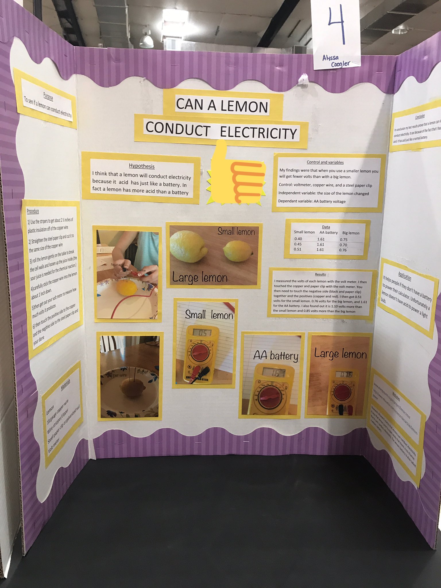 Lemon Battery Project Board