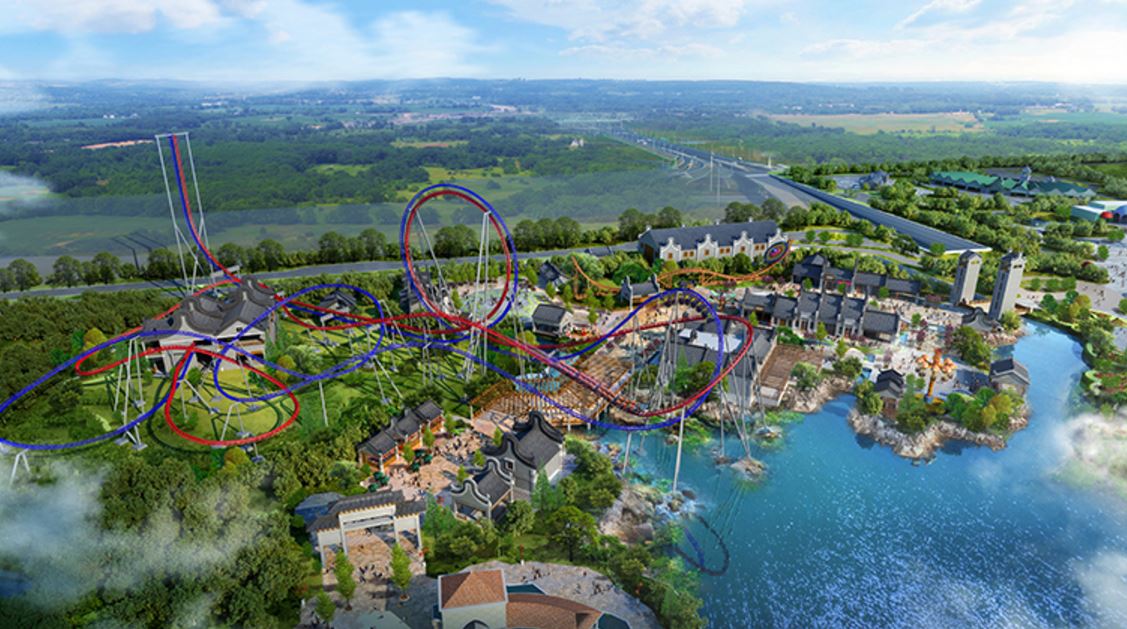 New Intamin track for the dueling Invert/Sitdown concept has been ...