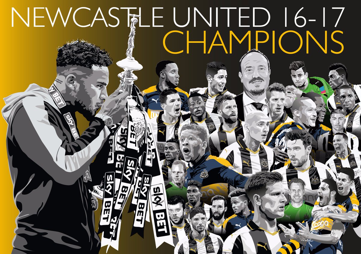Champions artwork : r/NUFC