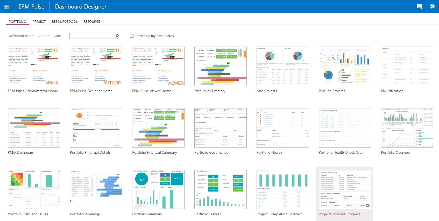 FluentPro Software Corporation on Twitter: "15! FREE Project & Portfolio Dashboards for # ...