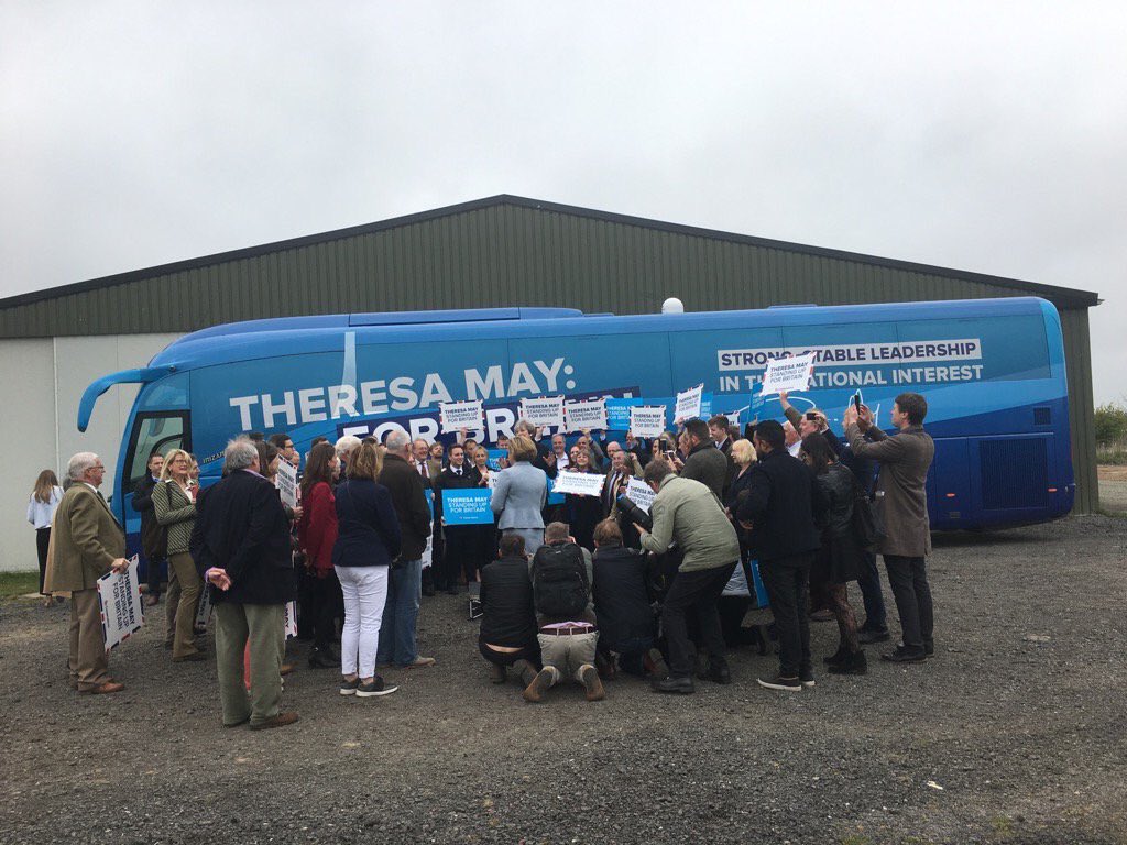 The Tory bus drove past the iconic... - Laura Kuenssberg