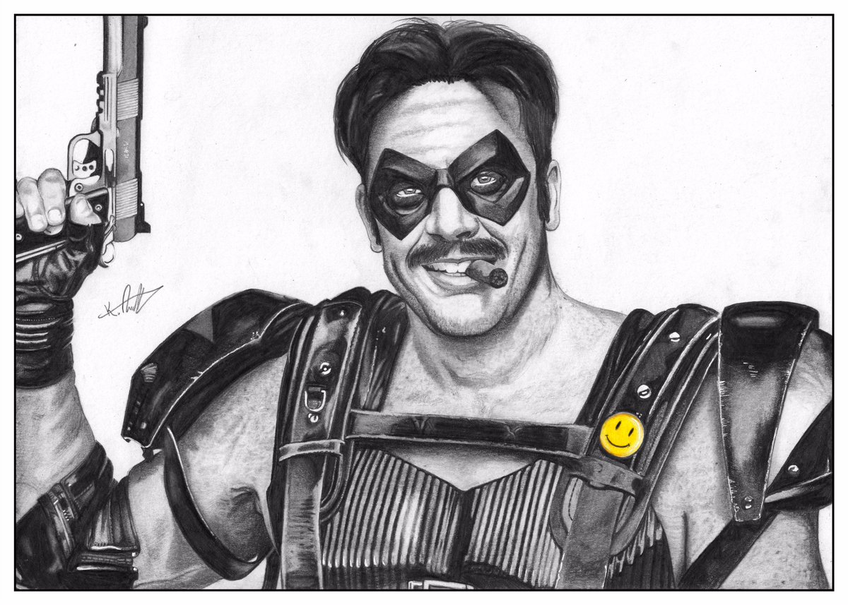 Watchmen The Comedian Drawing