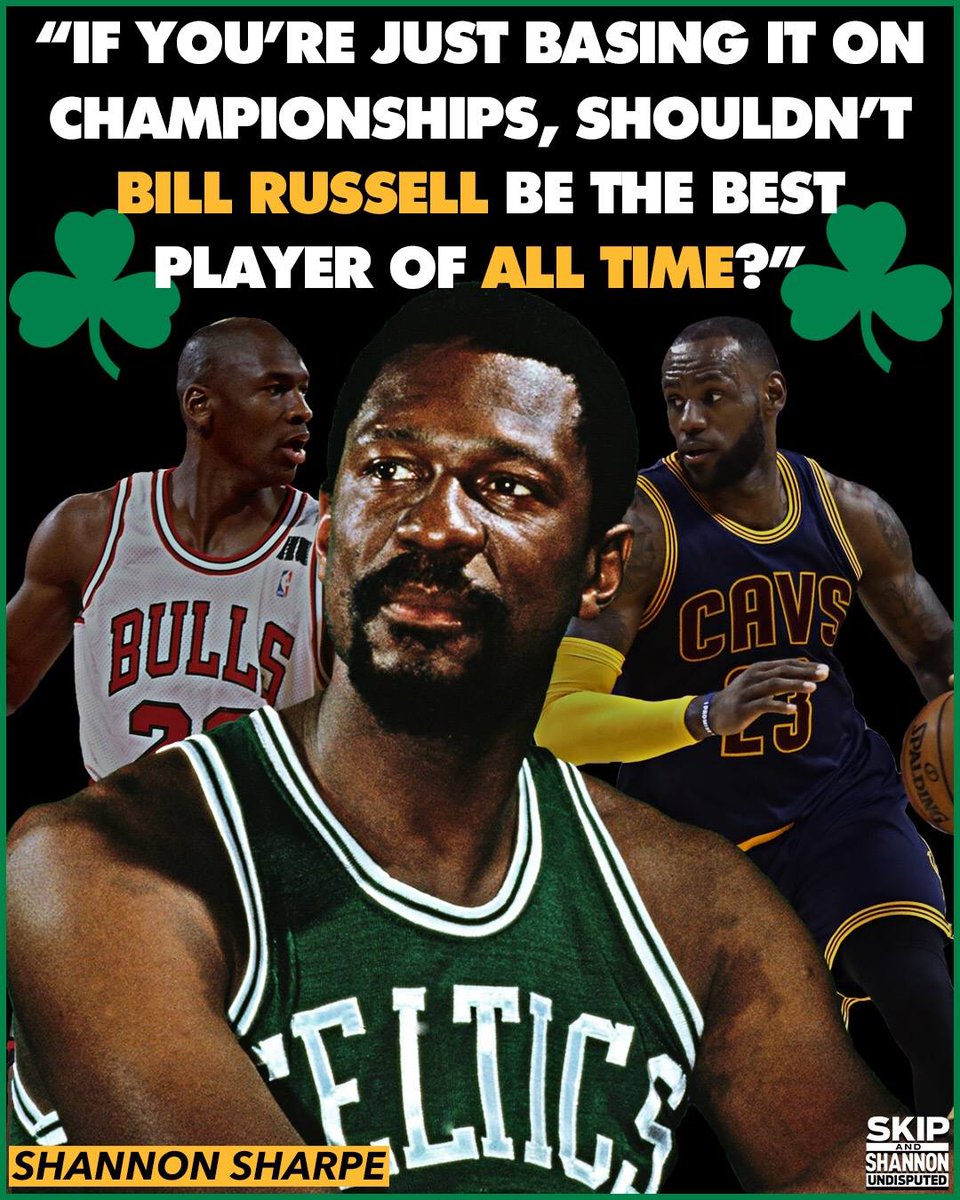LeBron James: 3 rings Michael Jordan: 6 rings Bill Russell: 11 rings ...