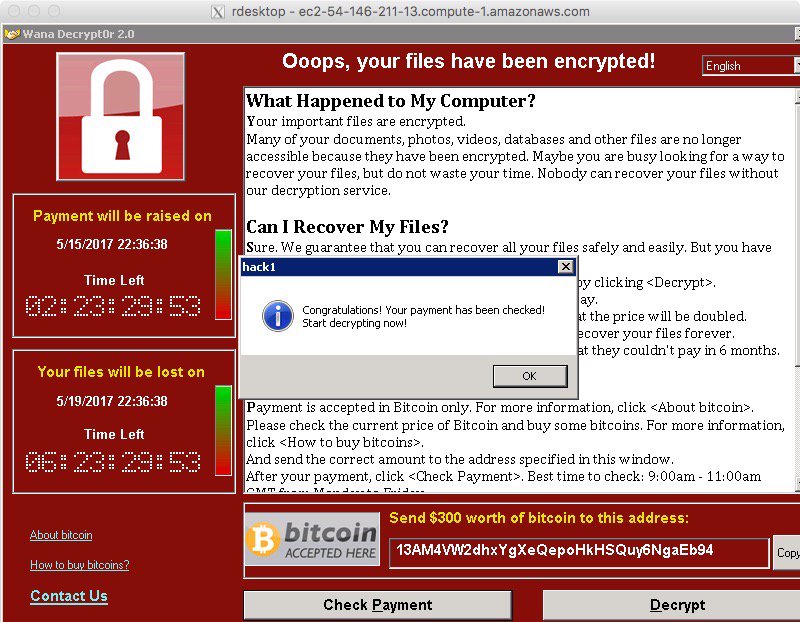 Sudah Bayar Ransomware WannaCrypt? Masalah Belum Usai – Kriptologi