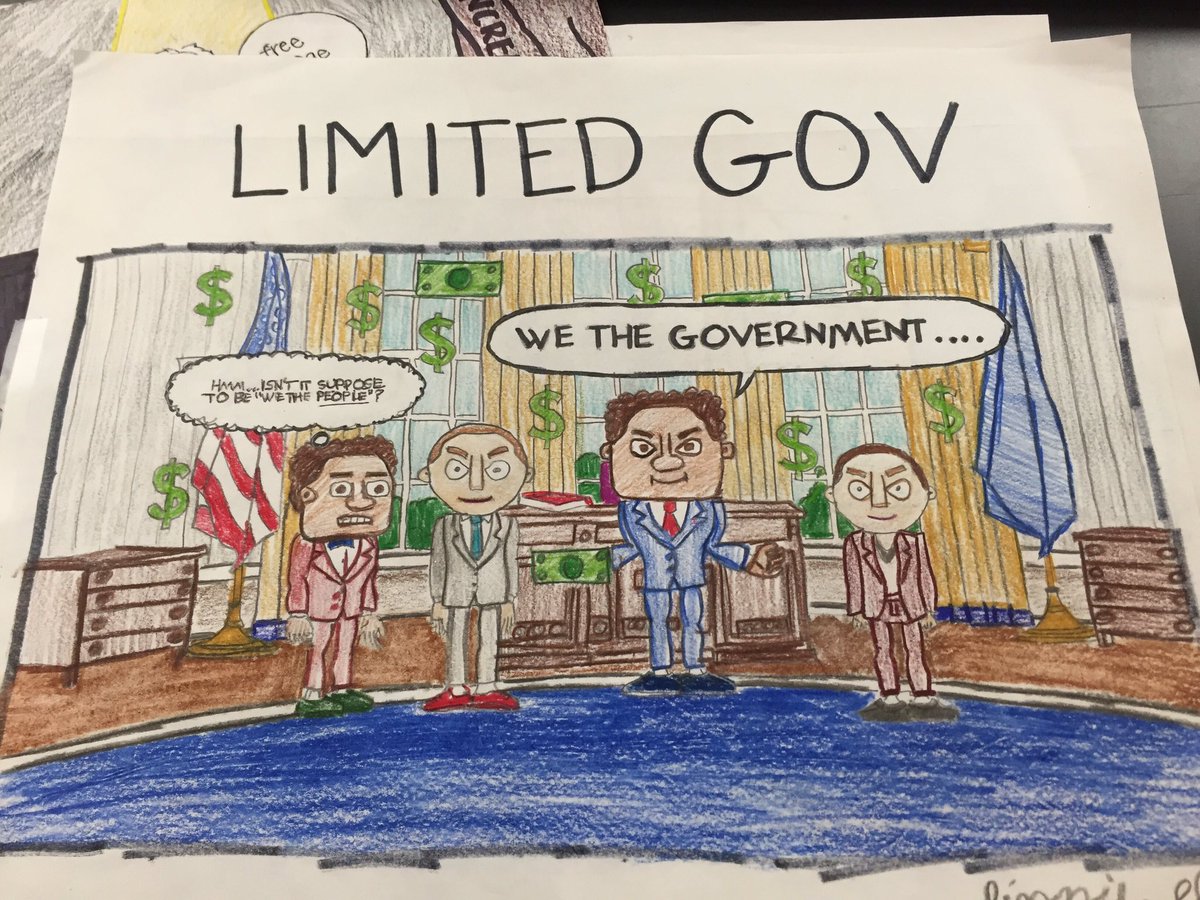 Political Cartoon Constitutional Principles