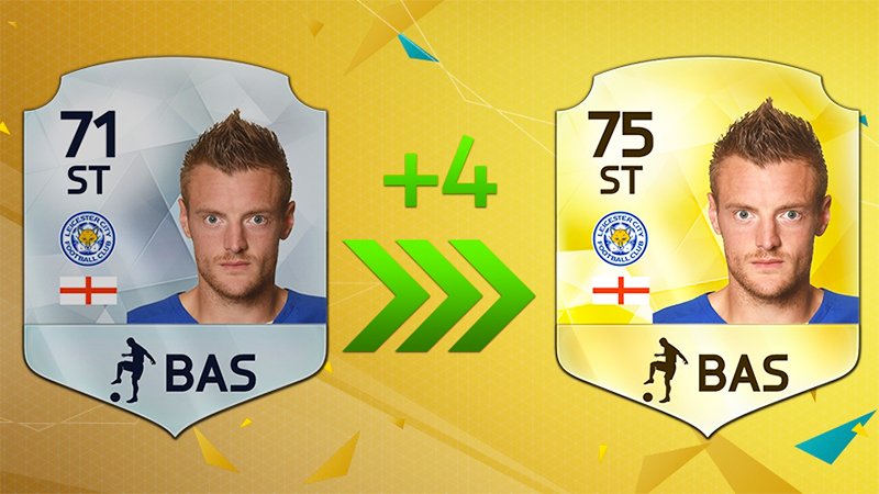 Leicester's Jamie Vardy gets a new FIFA 16 rating, he destroys his old ...