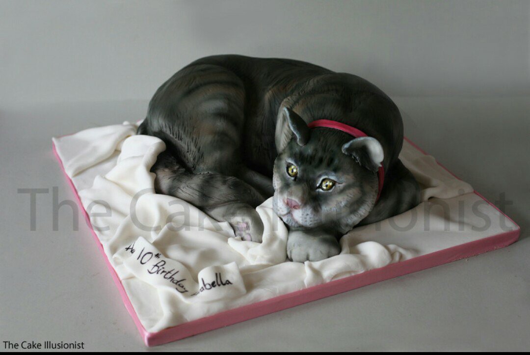 Realistic Cat Cake