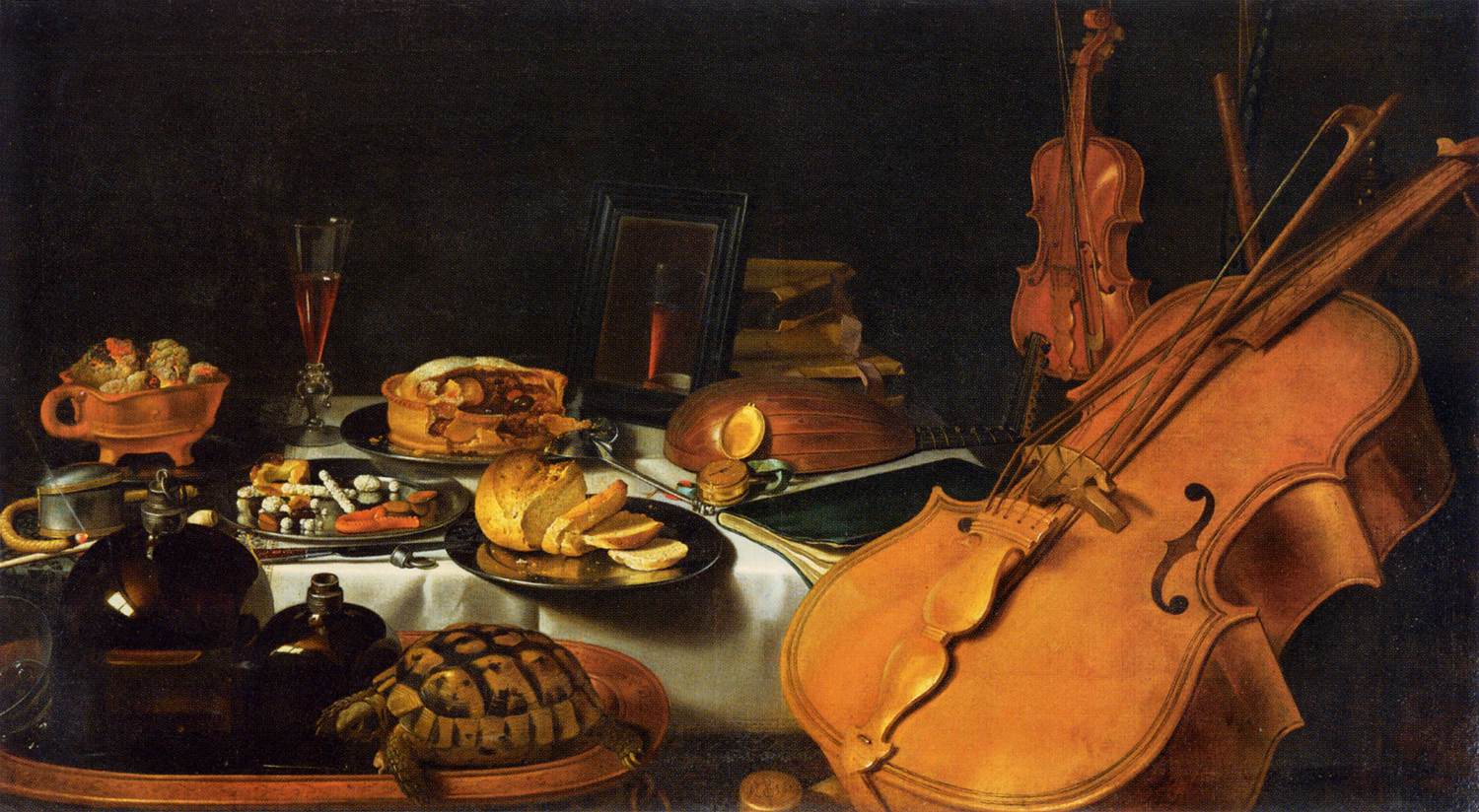 Baroque Cello Painting