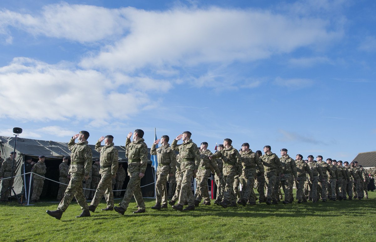 Soldiers from 5th Regiment Royal Artillery receive medals following ...