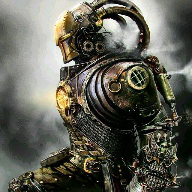 Steampunk Iron Man Art