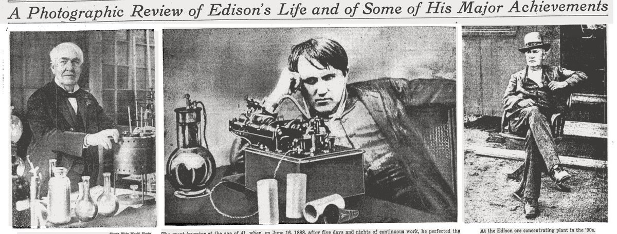 Thomas Edison: Thomas Edison, born Feb. 11, 1847, was celebrated w/a ...