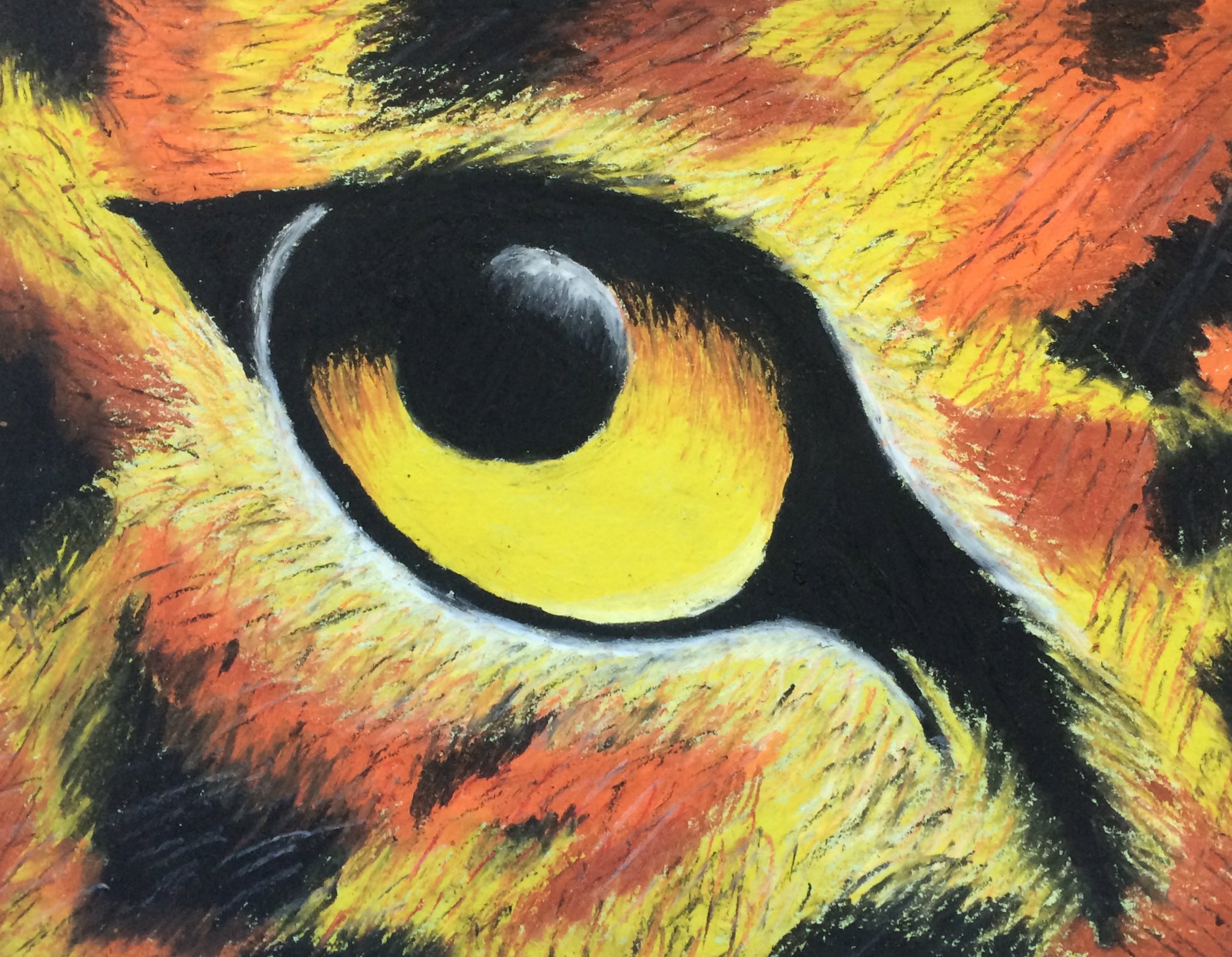 Oil Pastel Drawings Of Eye