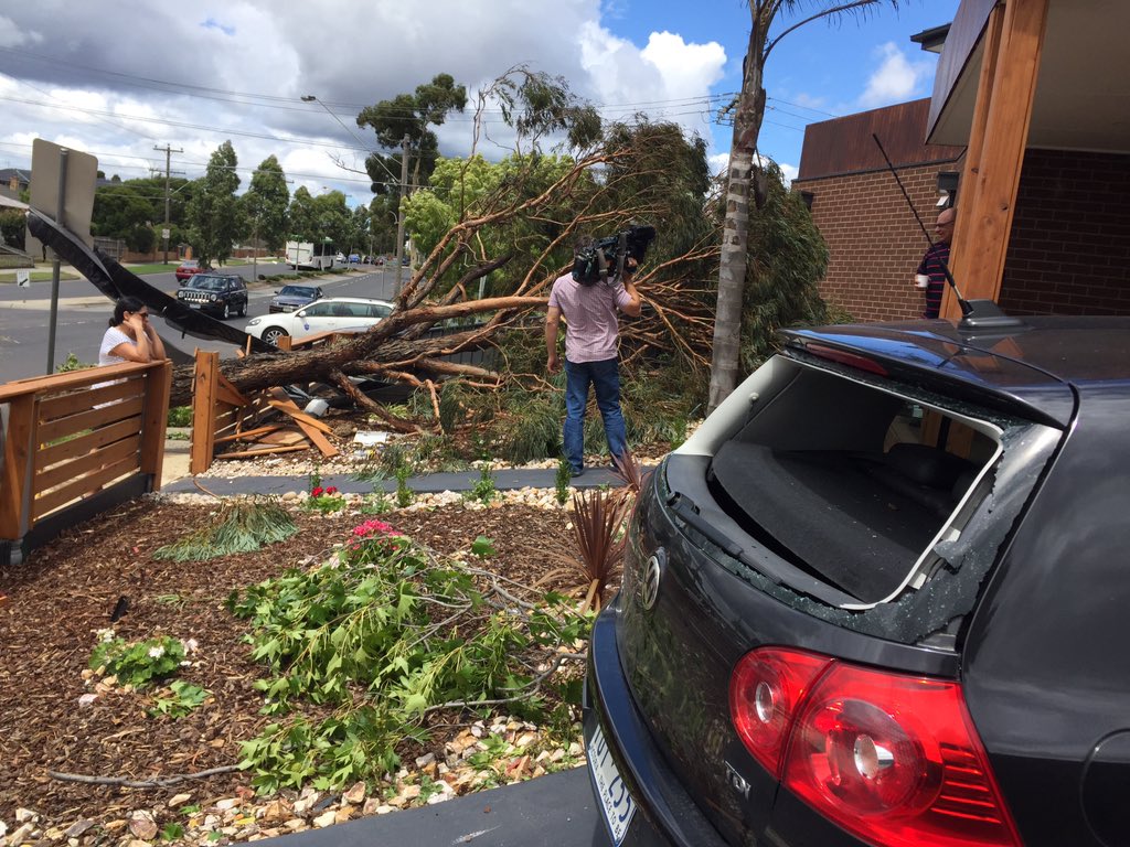 .BOM_Vic forecaster believes a tornado hit Reservoir last night as wild ...