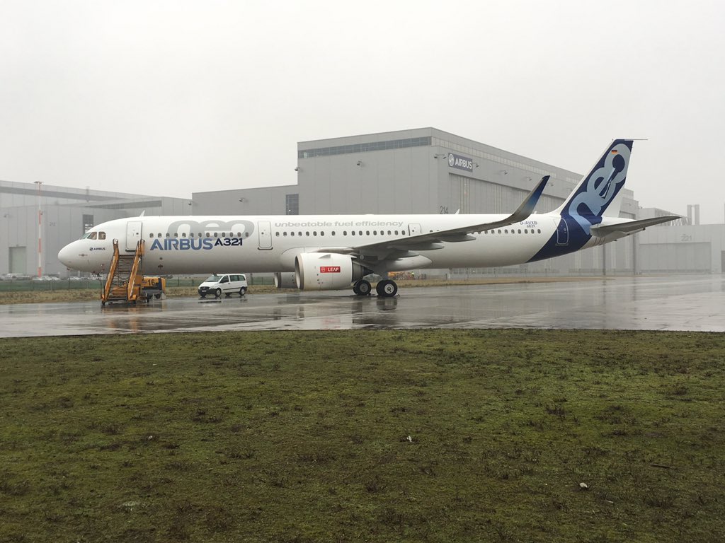 First A321neo With CFM Engines! - Airliners.net
